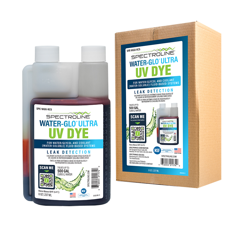 WATER-GLO ULTRA Dye - HVAC/R Fluorescent Leak Detection